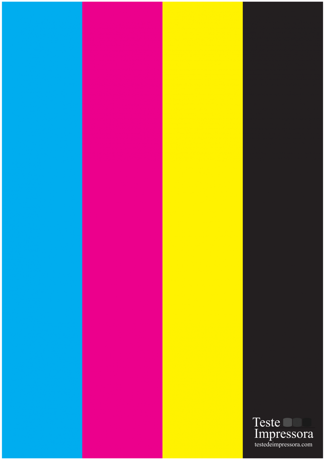 Teste de Impressão Cores CMYK #02 | Teste de Impressora Teste de Impressão Cores CMYK #02 | Teste de Impressora