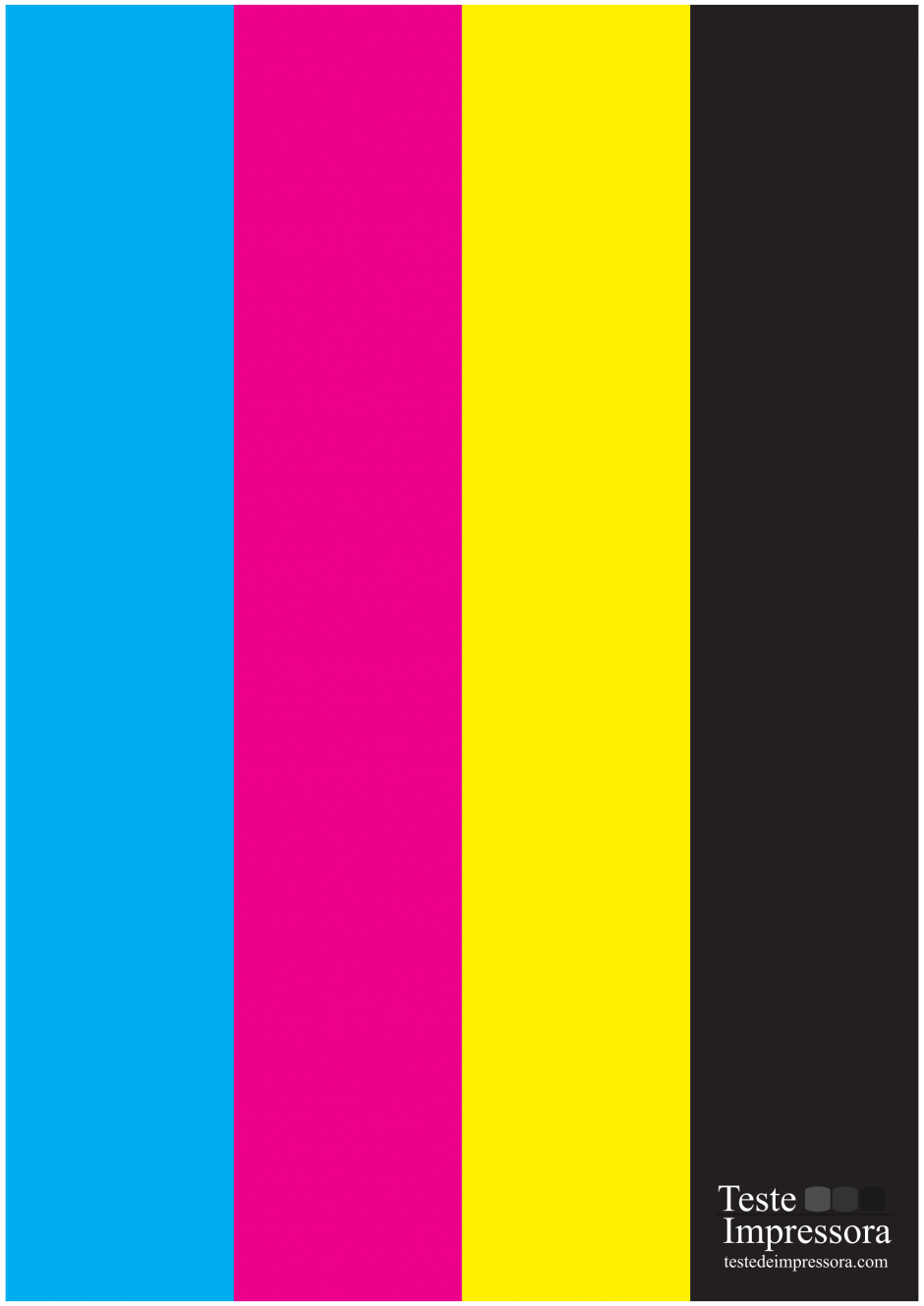 Teste de Impressão Cores CMYK #02 | Teste de Impressora Teste de Impressão Cores CMYK #02 | Teste de Impressora