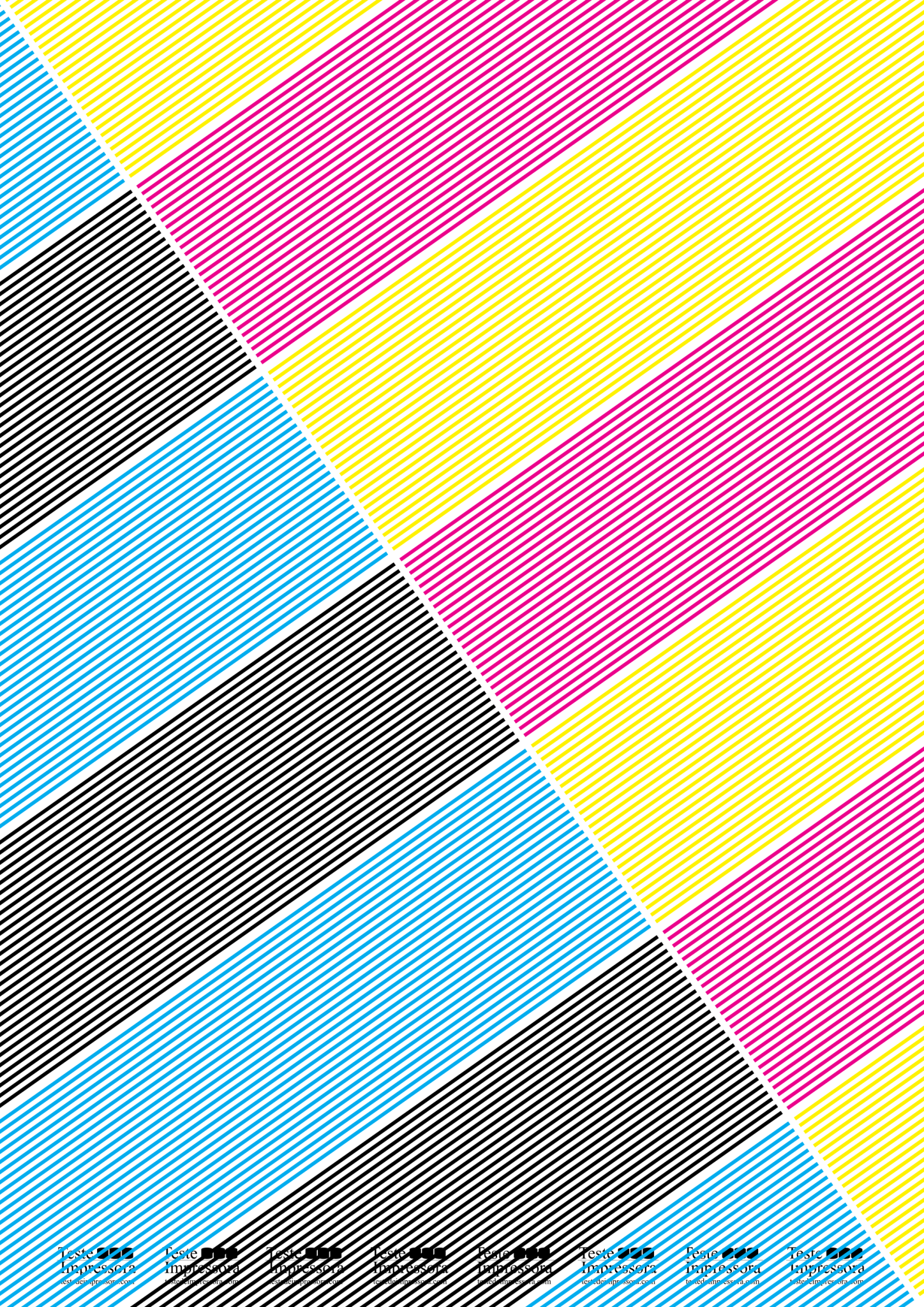 teste de cores | Teste de Impressora