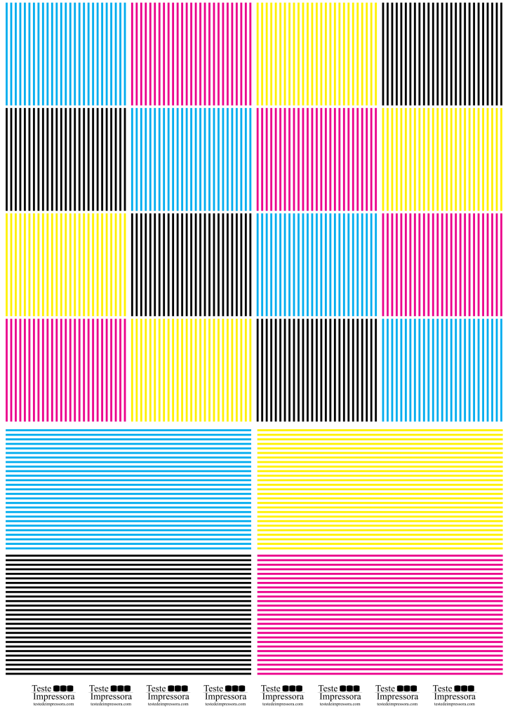 CMYK | Teste de Impressora